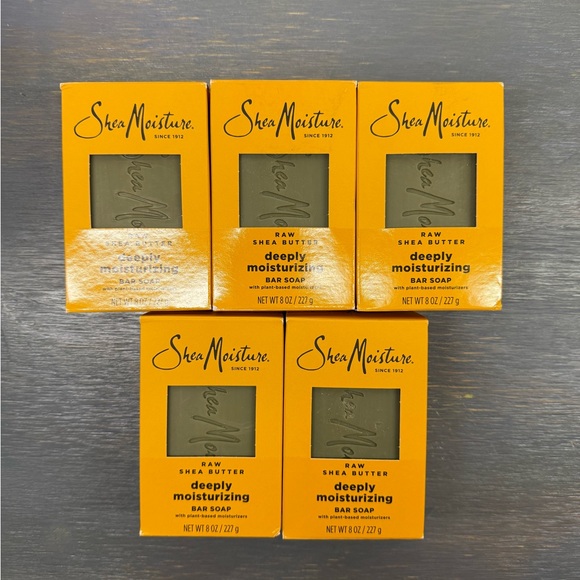Shea Moisture | Bath & Body | Sheamoisture Raw Shea Butter Bar Soap X 5 ...